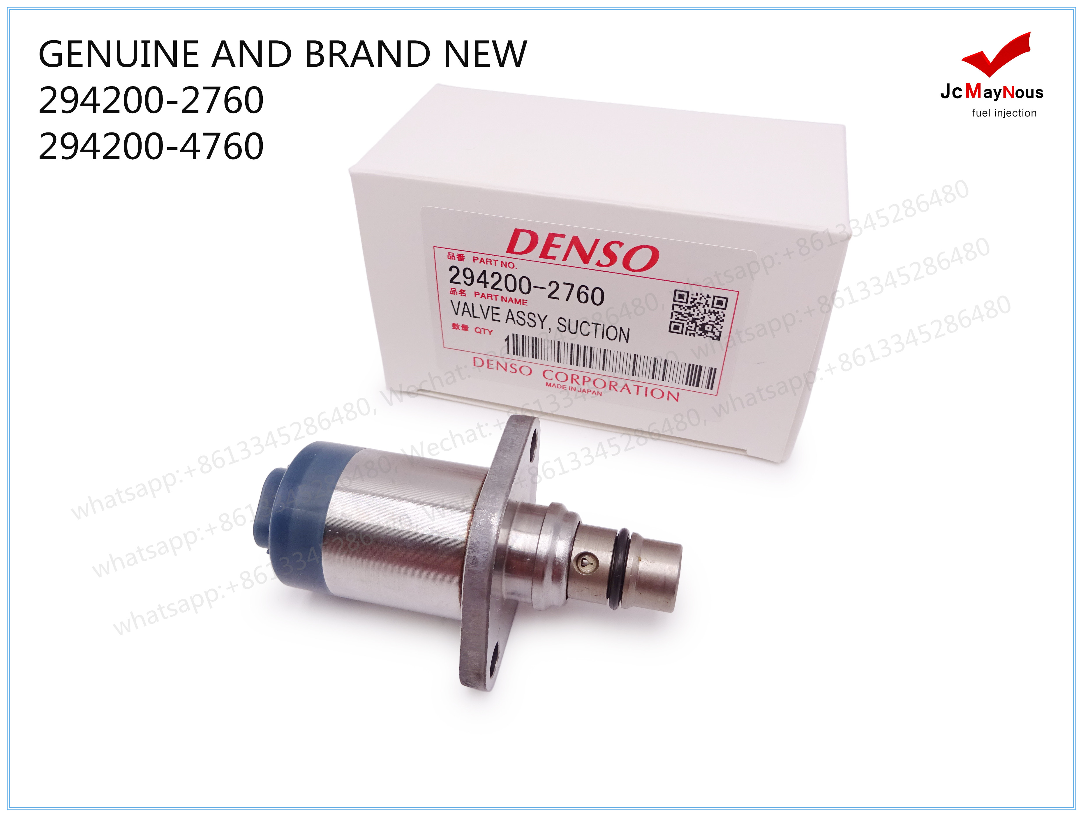 GENUINE AND BRAND NEW SUCTION CONTROL VALVE SCV 294200-2760, 294200 ...