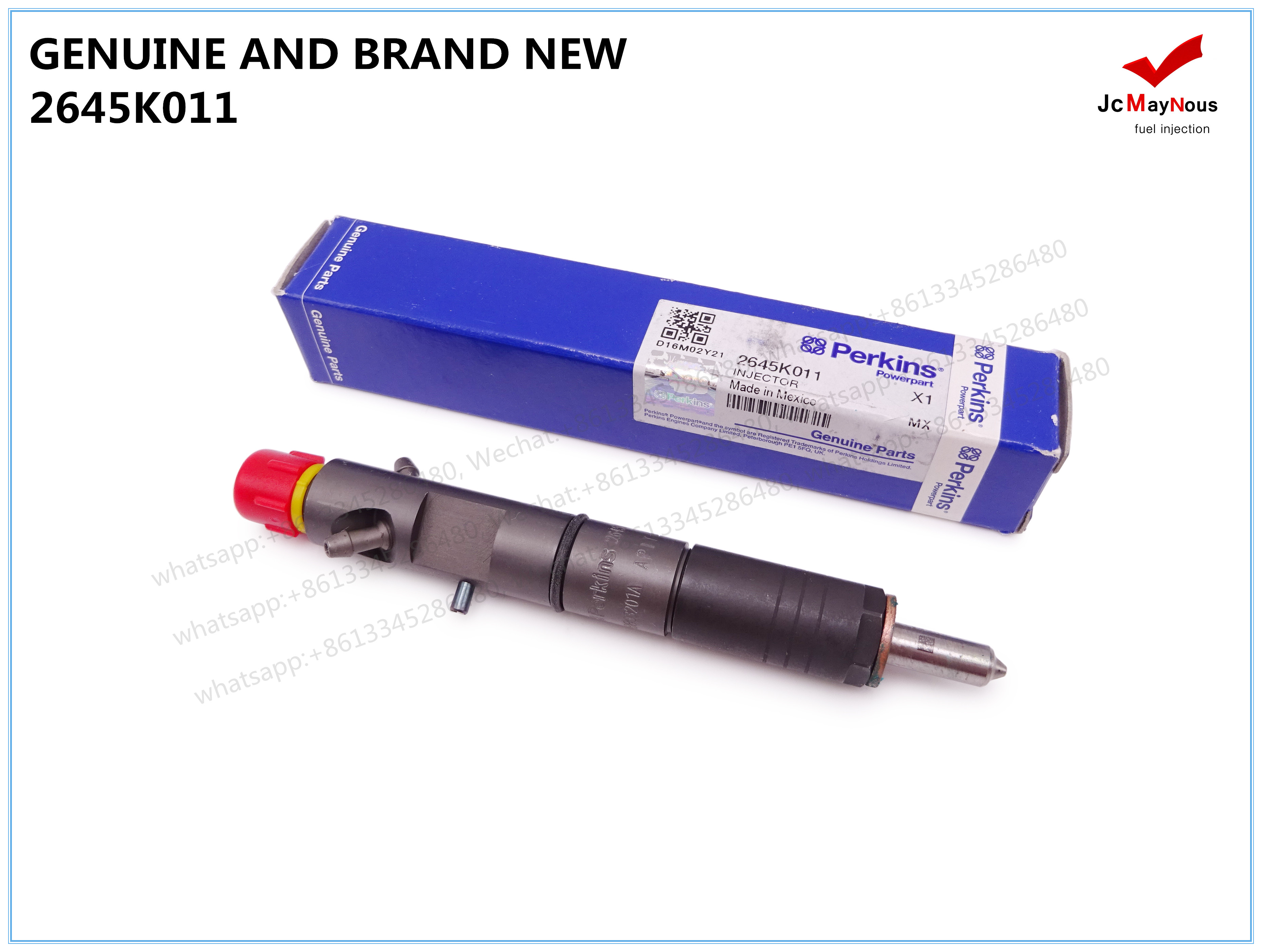 GENUINE AND BRAND NEW PERKINS JCB INJECTOR 2645K011,2645K012,2645K013 ...