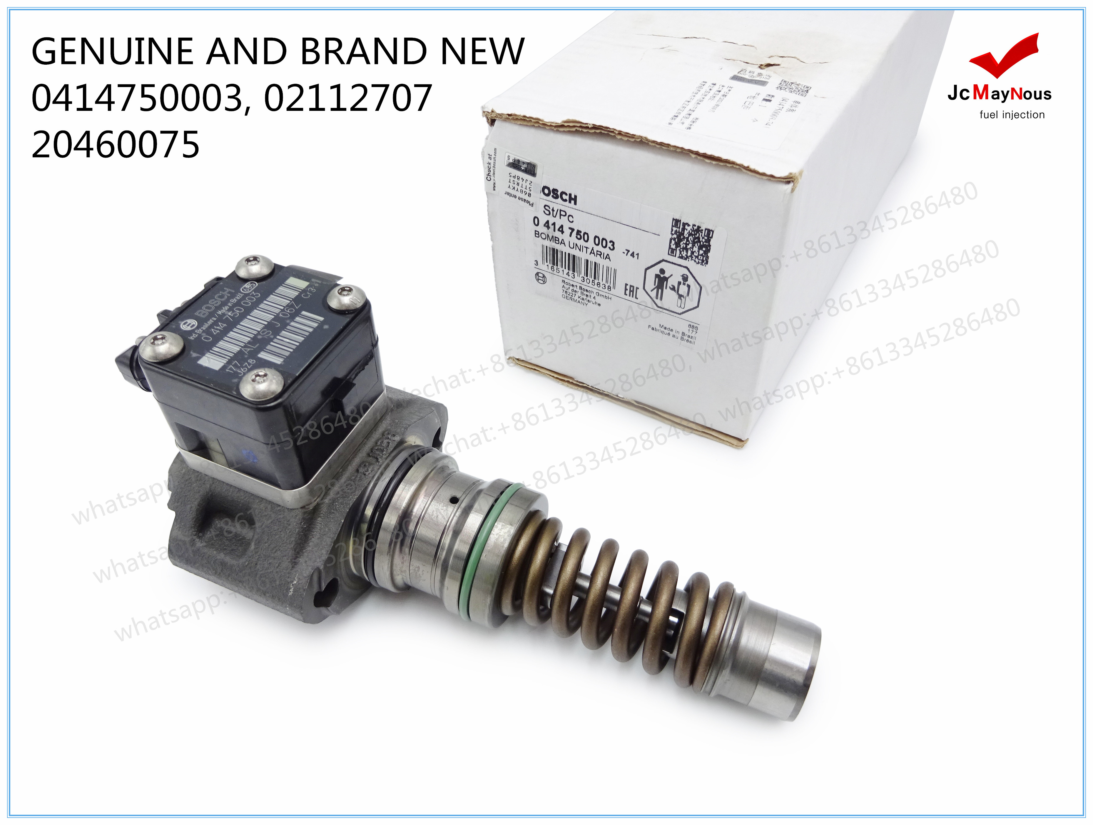 GENUINE AND BRAND NEW BOSCH DEUTZ KHD VOLVO FUEL UNIT PUMP 0414750003 ...